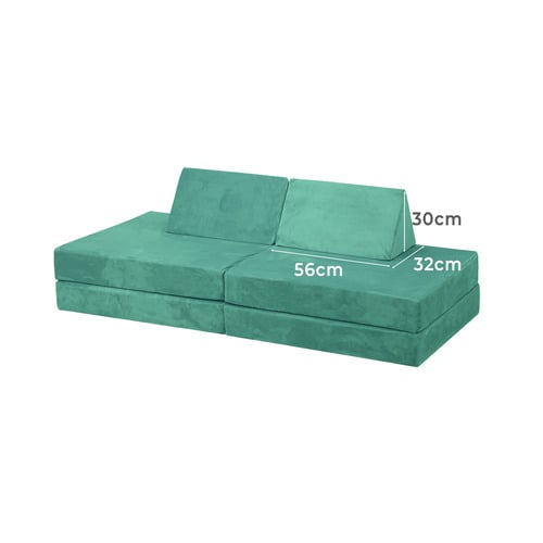 LivingFusion 4 Piece Kids' Tillie Modular Play Sofa Set | Temple & Webster