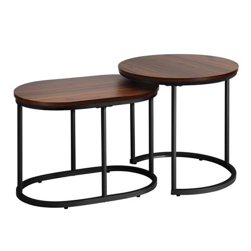 LivingFusion 2 Piece Sherman Nesting Coffee Table Set | Temple & Webster