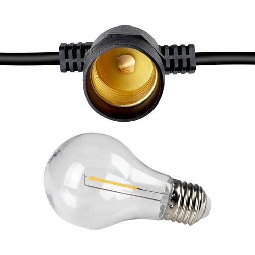 LivingFusion 40m Maeve LED Outdoor Festoon Lights | Temple & Webster