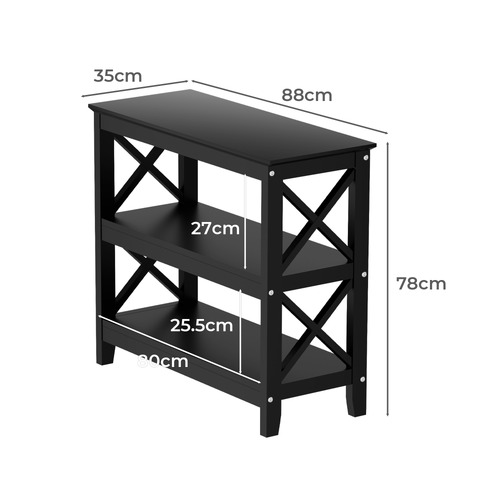 LivingFusion Camby 3 Tier Console Table | Temple & Webster