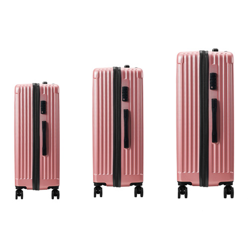 3 Piece Pink Deanna Luggage Set | Temple & Webster