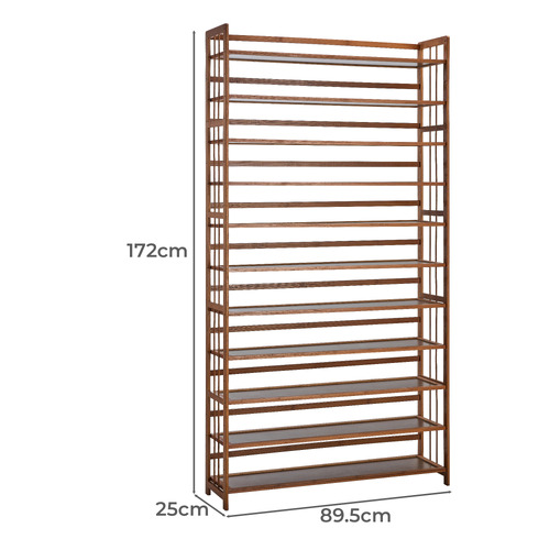 Zale 11 Shelf Bamboo Shoe Rack | Temple & Webster