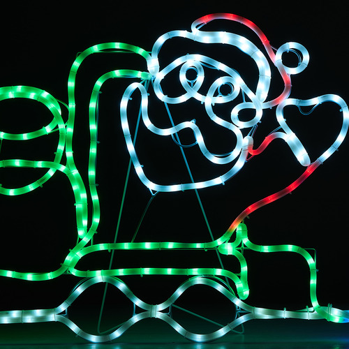 Ofelia Santa Claus Train LED Christmas Light Display | Temple & Webster