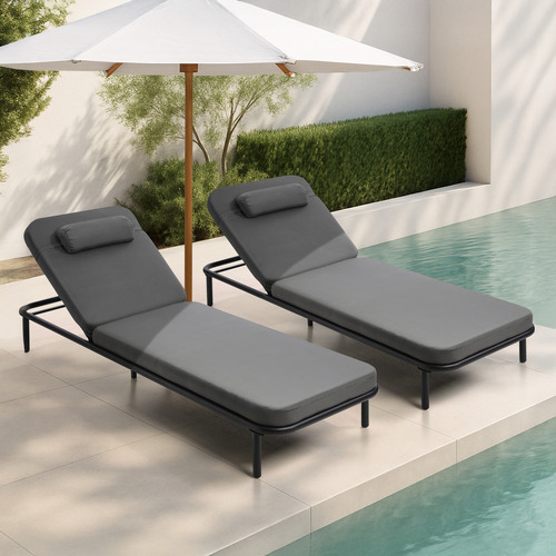 LivingFusion Paige Sun Lounges | Temple & Webster