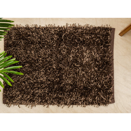 LaGraceHome Shag Hand-Crafted Cotton-Blend Bath Mat | Temple & Webster