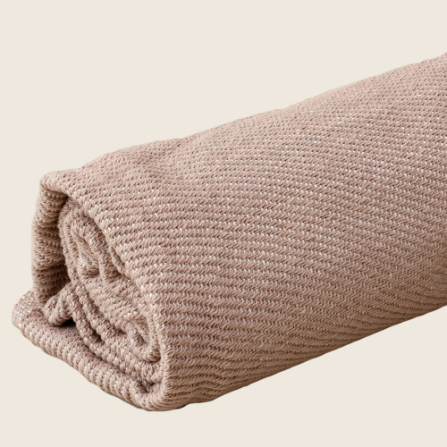 LaGraceHome Tasselled Natural Cotton-Blend Throw | Temple & Webster