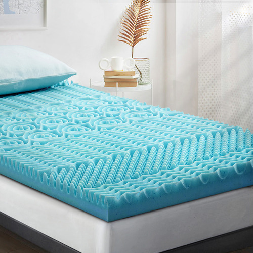 Leigh 8cm 7 Zone Memory Foam Mattress Topper | Temple & Webster