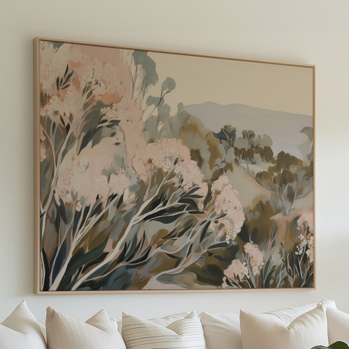 Australian Bushlands I Framed Canvas Wall Art | Temple & Webster