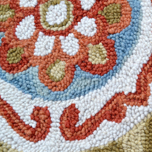 Boulevarde Rugs Ivory Vine Hand-Tufted Wool Rug | Temple & Webster