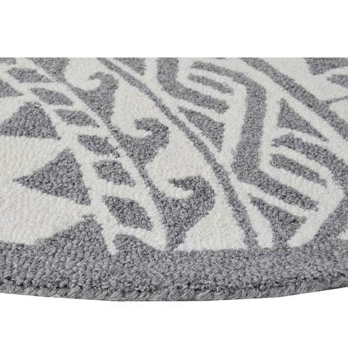 Ariel Hand-Tufted Wool Round Rug | Temple & Webster