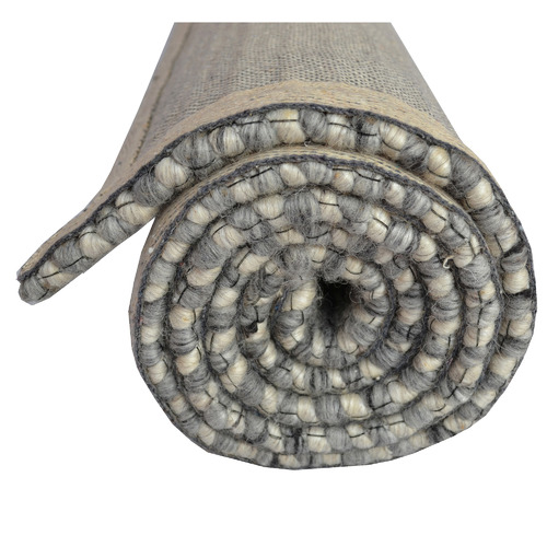 Boulevarde Rugs Ash Grey Beads Hand-Woven Wool Rug | Temple & Webster