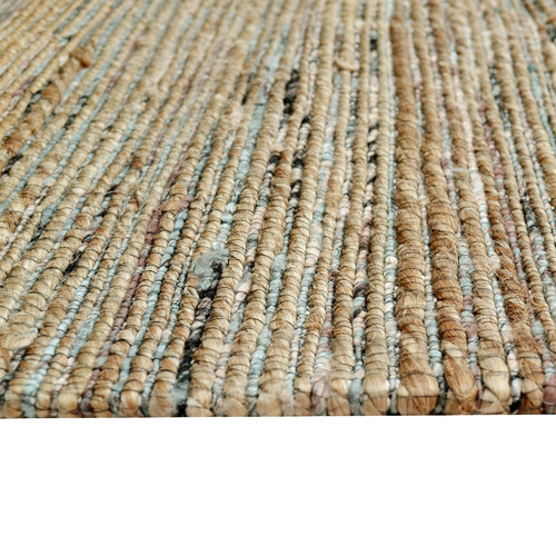 Boulevarde Rugs Natural & Silver Kerala Jute-Blend Rug | Temple & Webster