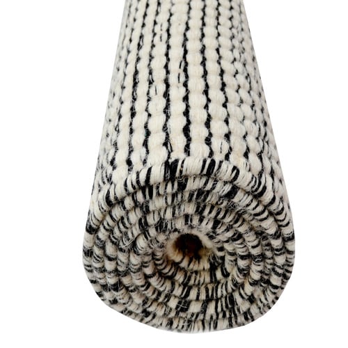 Boulevarde Rugs Black Boondi Hand-Woven Wool Rug | Temple & Webster