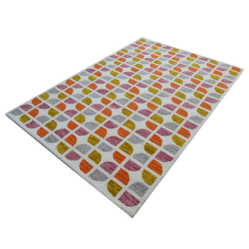 Boulevarde Rugs Multi-Coloured Oslo Hand-Tufted Wool Rug | Temple & Webster