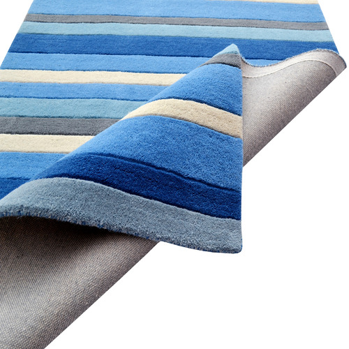 Boulevarde Rugs Blue Xylo Hand-Tufted Wool Rug | Temple & Webster