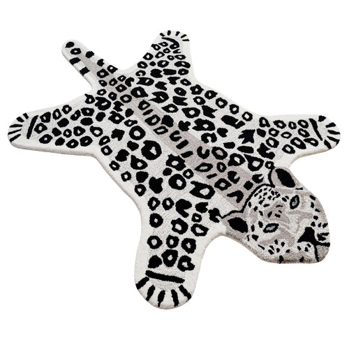 Boulevarde Rugs Snow Leopard Hand-Tufted Wool Rug | Temple & Webster