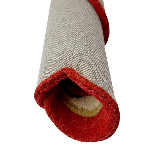 Boulevarde Rugs Red Petals Hand-Tufted Wool Rug | Temple & Webster