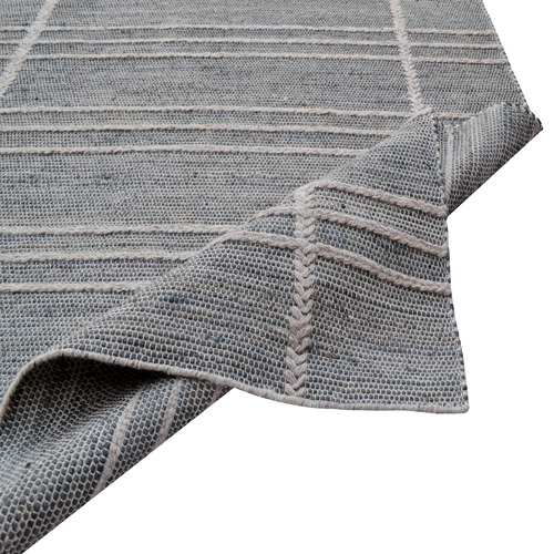 Mizo Hand-Woven Wool & Jute Rug | Temple & Webster