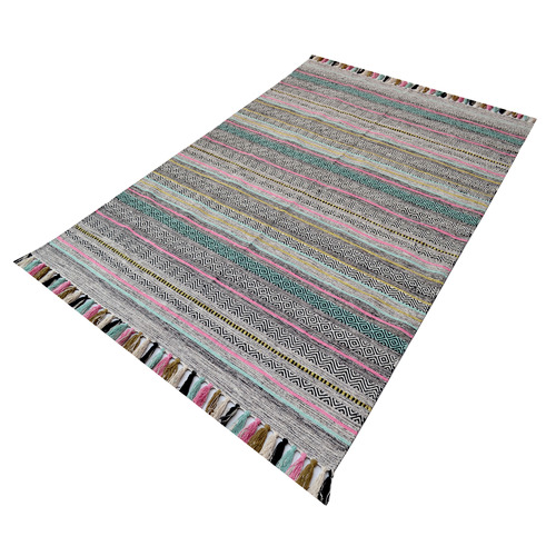 Boulevarde Rugs Mizo Hand-Woven Cotton Rug | Temple & Webster