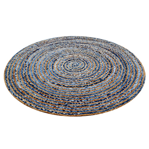 Boulevarde Rugs Spiral Hand-Woven Jute & Cotton Round Rug | Temple ...