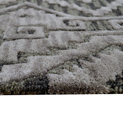 Grey Indra Wool Rug | Temple & Webster