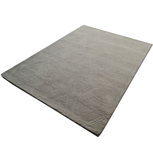 Grey Paradise Hand-Tufted Wool Rug | Temple & Webster