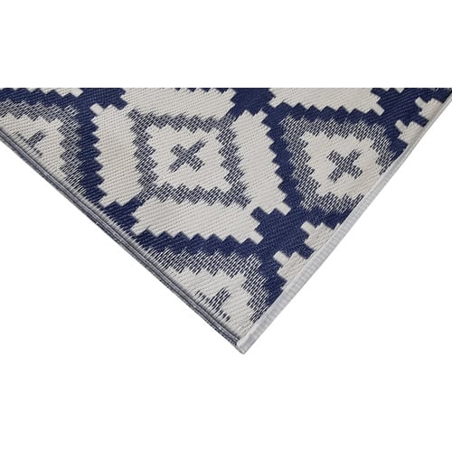 Boulevarde Rugs Blue Chatai Reversible Doormat | Temple & Webster