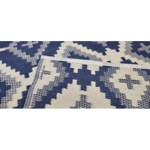 Boulevarde Rugs Blue Chatai Reversible Doormat | Temple & Webster