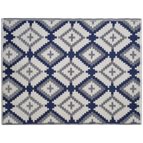 Boulevarde Rugs Blue Chatai Reversible Doormat | Temple & Webster