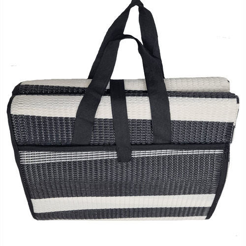 Black Chatai Picnic Mat | Temple & Webster