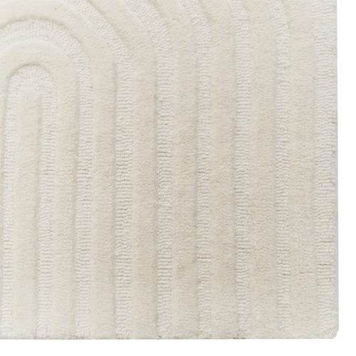 Ivory Pavi Hand-Tufted Wool Runner | Temple & Webster