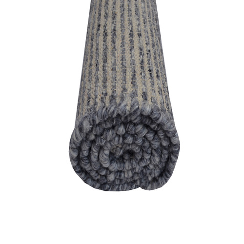 Charcoal Milton Hand-Woven Wool Rug | Temple & Webster