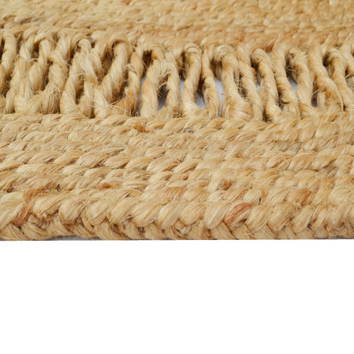 Boulevarde Rugs Natural Ziggy Hand-Woven Jute Rug | Temple & Webster