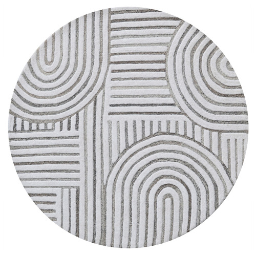 Palmyra Hand-Woven Wool Round Rug | Temple & Webster