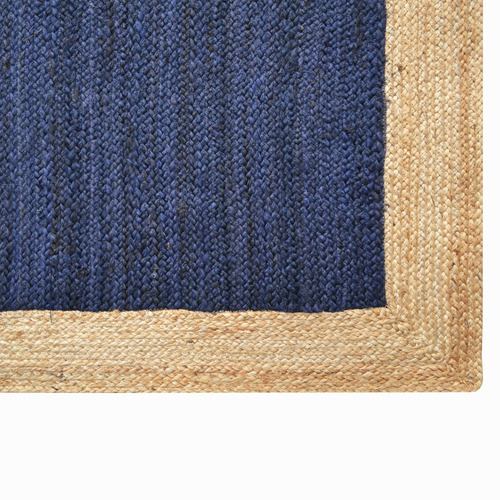 Boulevarde Rugs Navy Blue George Braided Jute Rug | Temple & Webster