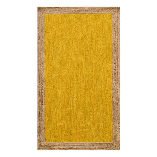 Gold George Braided Jute Rug | Temple & Webster