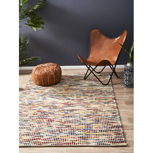Loft 23 by Temple & Webster Carlos Felted Wool Rug Multi Natural
