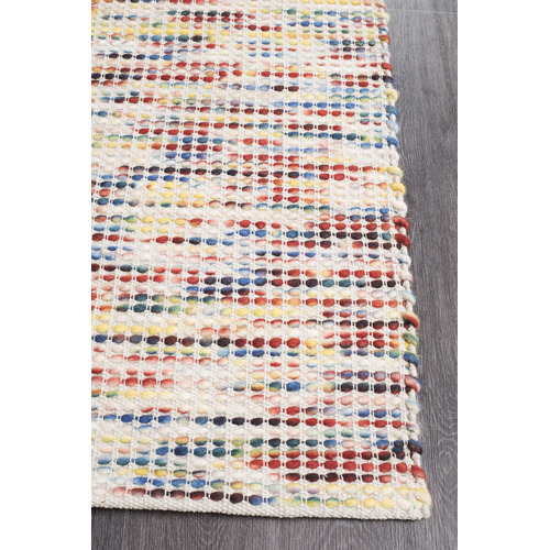 Loft 23 by Temple & Webster Carlos Felted Wool Rug Multi Natural