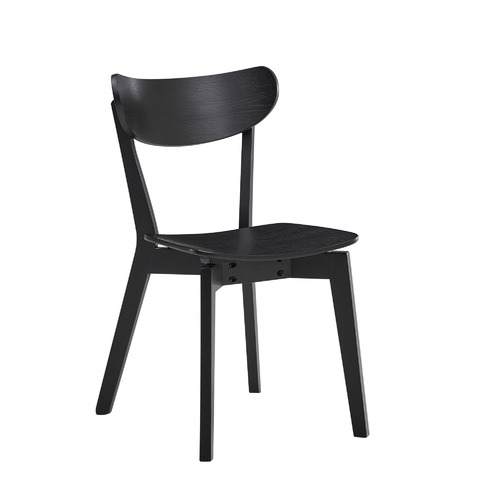 Loft 23 by Temple & Webster Black Larsen Wooden Dining Chairs