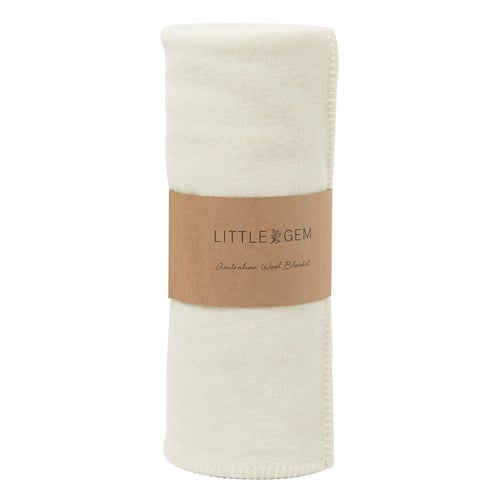 LittleGem Little Gem Australian Wool Cot Blanket | Temple & Webster