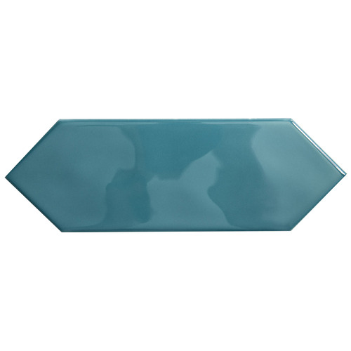 Steltson Picket & Subway Mosaic Tile Teal Swatch | Temple & Webster