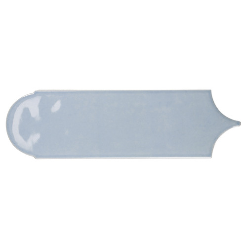 Splash Tiles Feather Gloss Tile Bluebird Swatch | Temple & Webster