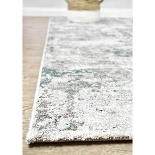 RugDestination Green Amara Power-Loomed Rug | Temple & Webster