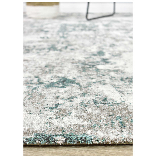 RugDestination Green Amara Power-Loomed Rug | Temple & Webster