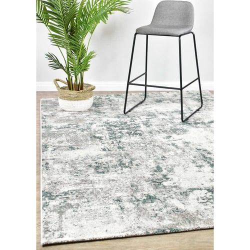 RugDestination Green Amara Power-Loomed Rug | Temple & Webster