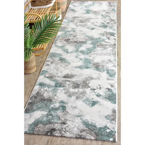 Green Cullen Power-Loomed Runner | Temple & Webster