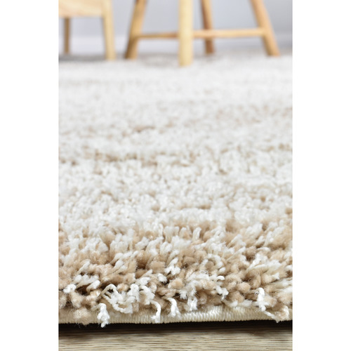 RugDestination Beige Leamon Power-Loomed Rug | Temple & Webster