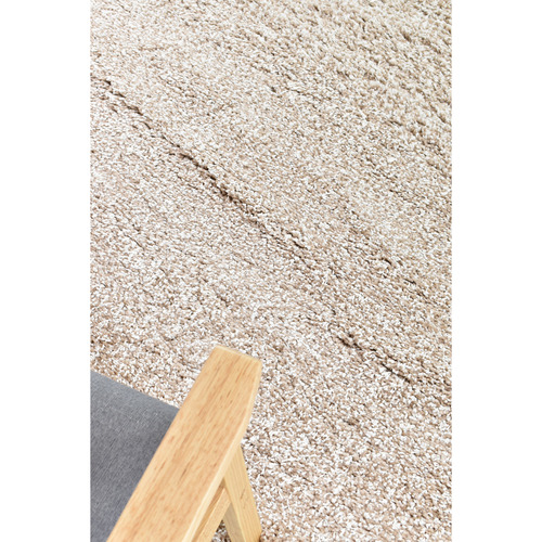RugDestination Beige Leamon Power-Loomed Rug | Temple & Webster
