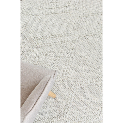 Ivory Tamer Wool & Viscose Rug | Temple & Webster