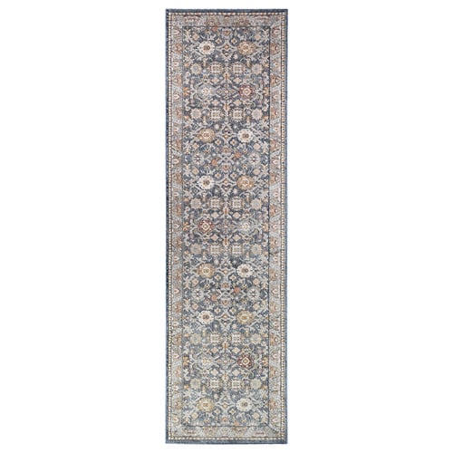 RugDestination Dark Blue Arsalan Power-Loomed Runner | Temple & Webster